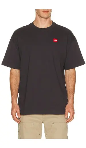 The North Face Red Box Short Sleeve Tee In . Also