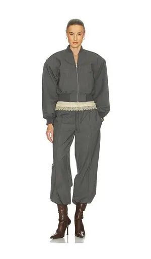 HELSA Wool Blend Bomber Jacket