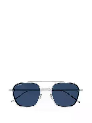 Cartier Square-frame Sunglasses - Silver