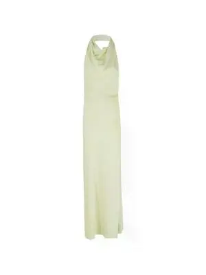 Simkhai Halterneck Cowl-neck Maxi Dress