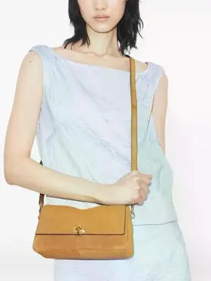 Tory Burch Small Charlie Suede Shoulder Bag