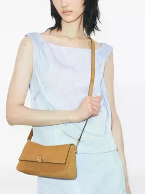 Tory Burch Small Charlie Suede Shoulder Bag