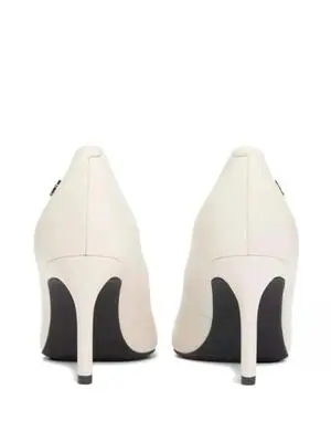 Tommy Hilfiger Pointed Leather Heeled Pumps