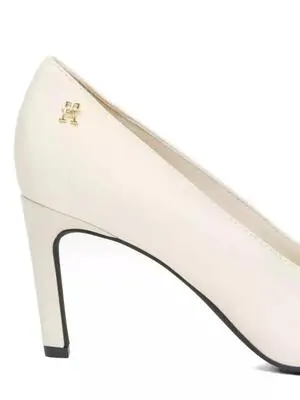 Tommy Hilfiger Pointed Leather Heeled Pumps