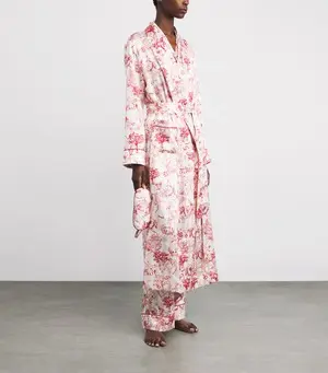 Harrods Silk Toile Robe