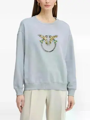 Pinko Bead-embellished Sweatshirt - Blue