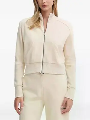 Pinko Zip-up Sweat Jacket - Neutrals