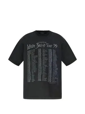 MISBHV Infinite Secret Tour Print T-shirt - Black