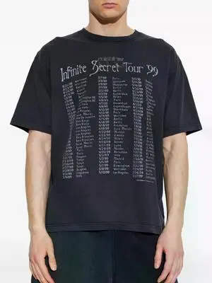 MISBHV Infinite Secret Tour Print T-shirt - Black