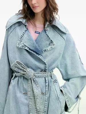 Hugo Belted Denim Coat