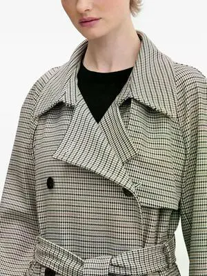 Hugo Mesilla Double-breasted Checked Coat