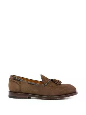 Premiata Tassel Braided-detail Loafers - Brown