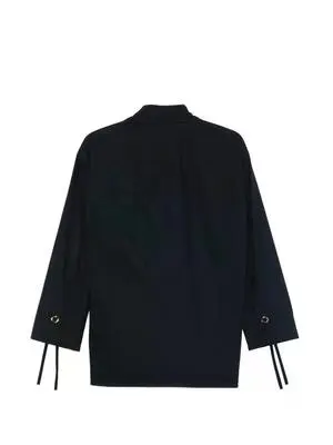 Agnona Buttoned Tie-detail Shirt