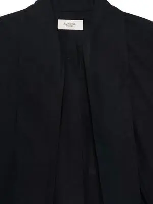 Agnona Buttoned Tie-detail Shirt