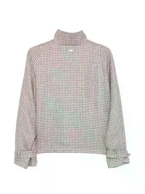 Agnona Houndstooth Pocket Jacket