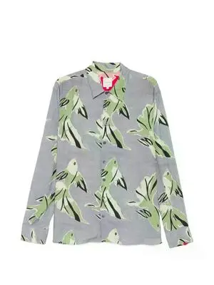 Paul Smith Print Buttoned Shirt