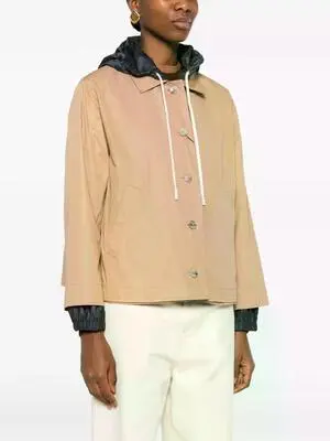 Herno Hooded Buttoned Jacket
