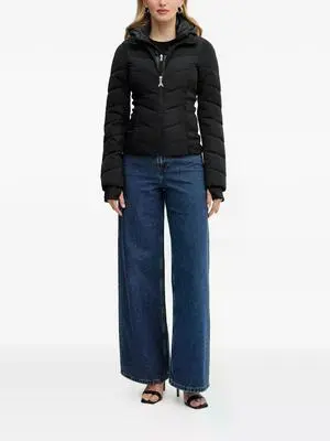 Patrizia Pepe Hooded Zipped Jacket
