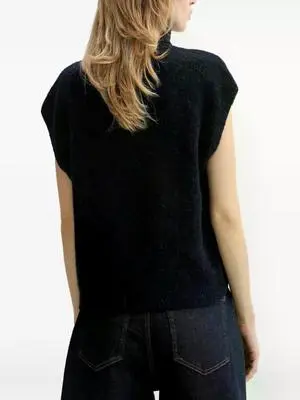 GESTUZ Knitted High-neck Vest