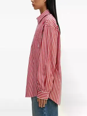 SPORTY & RICH Striped Pocket Shirt