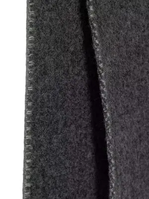 Sporty & Rich Fringed Scarf - Grey