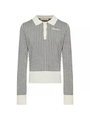 Marni Patterned Polo Top