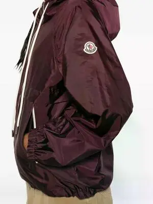 Moncler Coquelicot Hooded Zip Jacket