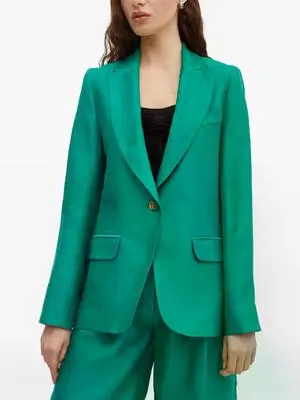 LA PETITE FRANÇAISE Voyante Button Blazer