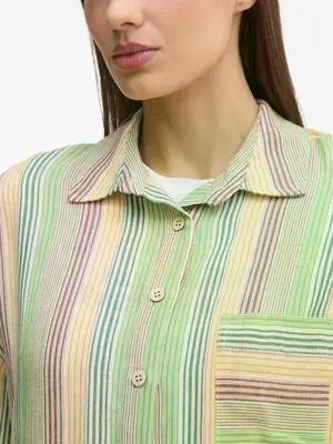 LA PETITE FRANÇAISE Charlene Striped Button-up Shirt