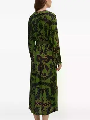 LA PETITE FRANÇAISE Floral Belted Maxi Dress