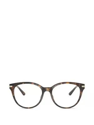 Michael Kors Tortoiseshell Round-frame Glasses - Brown
