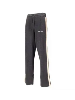 Palm Angels Logo Stripe Knit Trousers