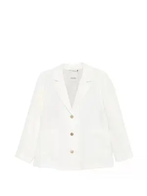 Max Mara Linen Jacket - White