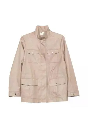 Herno Buttoned Pocket Jacket - Neutrals
