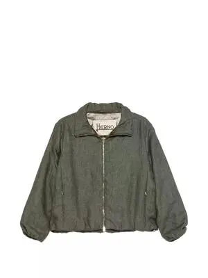 Herno Zip-up Bomber Jacket - Green