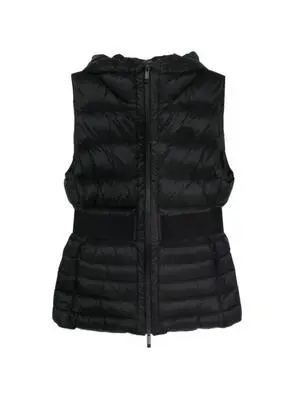 Moncler Hooded Panelled Jacket - Black