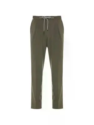 Corneliani Drawstring Trousers - Green