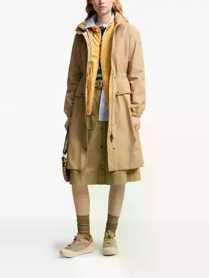 Moncler Rhododendron Hooded Parka - Neutrals