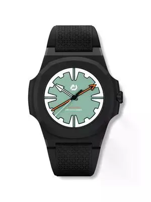 NUNCIER Origen Current Carbon X Tech 40.5mm Watch - Green