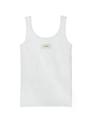 A PAPER KID Ribbed Tank Top