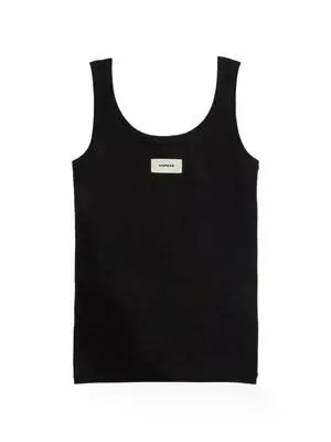 A PAPER KID Ribbed Tank Top