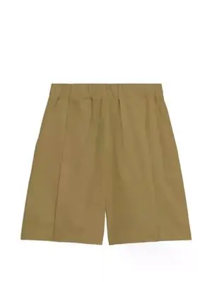 A PAPER KID Elasticated Wool Bermuda Shorts
