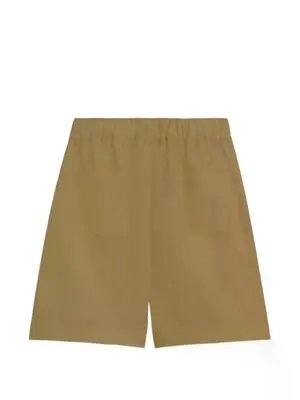 A PAPER KID Elasticated Wool Bermuda Shorts