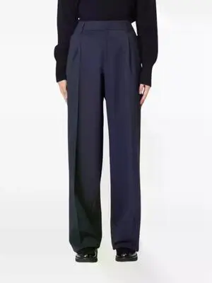 PT TORINO Iola Pleated Trousers - Blue