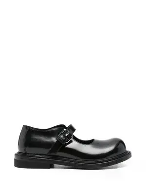 Moschino Buckle-strap Loafers - Black