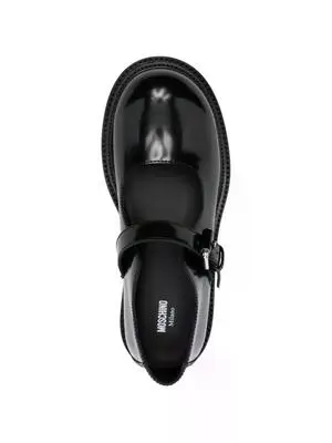 Moschino Buckle-strap Loafers