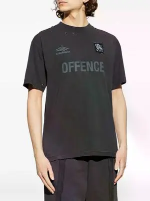 UMBRO Logo-print T-shirt - Black