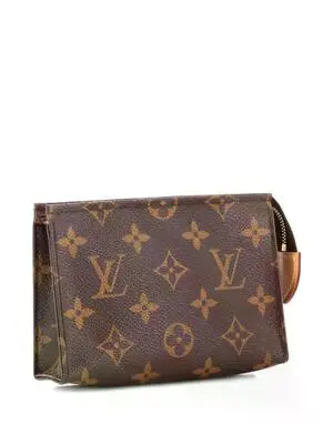 LOUIS VUITTON Toiletry 15 Monogram Pouch - Brown