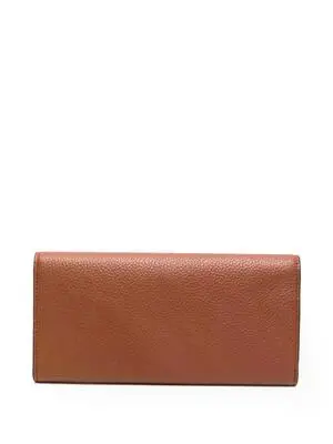 TOTEME Flap Grained Leather Wallet