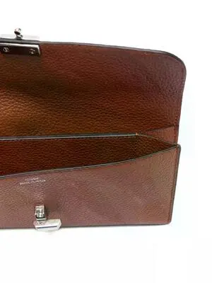 TOTEME Flap Grained Leather Wallet